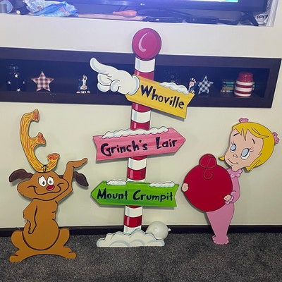 MAX the Reindeer CHRISTMAS Yard Art Decoration Decor Grinch - Etsy