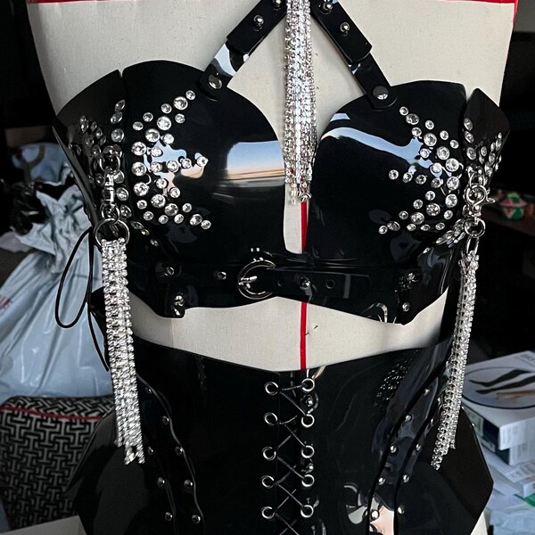 3D Printed Bra MELTED HAND Red - Etsy