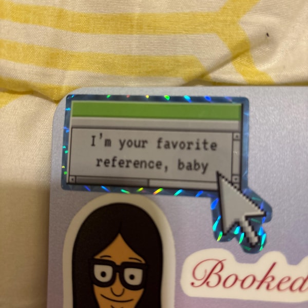 I’m Your Favorite Reference, Baby Y2K Prismatic Sticker - Etsy