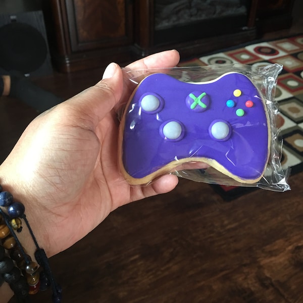 REMOTE control cookies x12 xbox game or ps4 inspired VIDEOGAME themed ...