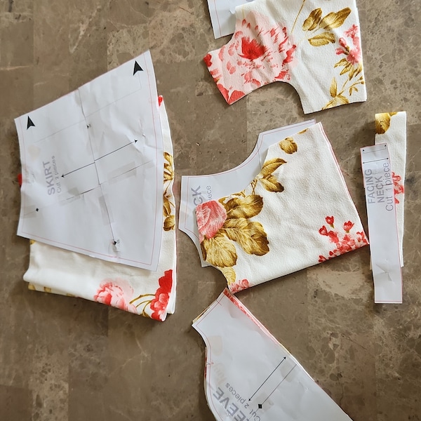 Dress Sewing Pattern for Kids, Dress Pattern, Kids Pattern, Summer Dress Pattern, Beginner ...