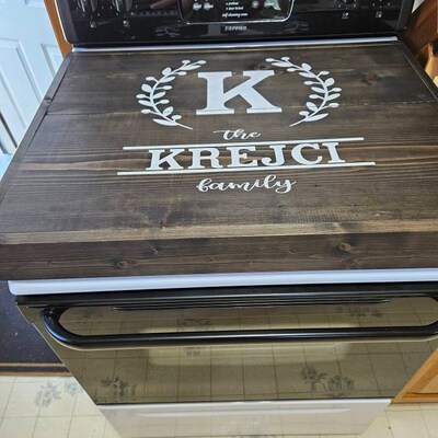 Hand Made Custom Stove Top Cover - Etsy