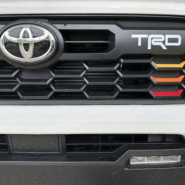 Toyota 4runner Topographical Hood Scoop Overlay Decal for 5th Gen TRD ...