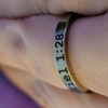 Custom Bible Verse Ring - Stainless Steel Stacking Band Ring ...