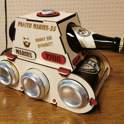 Laser Cut File Vector Bottle Tank CNC SVG DXF Pdf Cdr - Etsy