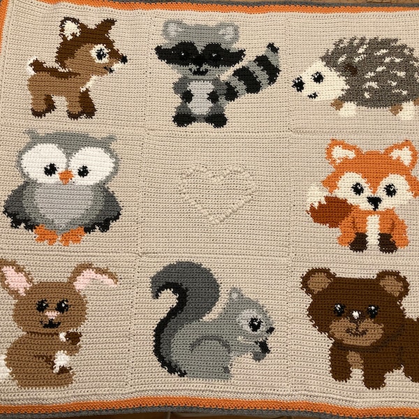 Woodland Animals-fox-owl-bear-deer-squirrel-raccoon-bunny-hedgehog ...