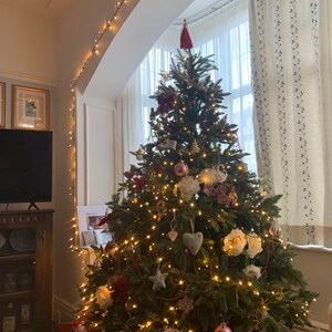 White Glass Christmas Tree Bauble Ornaments Tree Decorations - Etsy UK