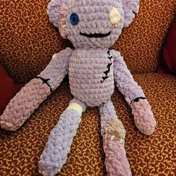 2-in-1 New & Worn Jumbo Hambo Crochet Pattern Pdf File // Amigurumi Marceline's Bear Plushie ...
