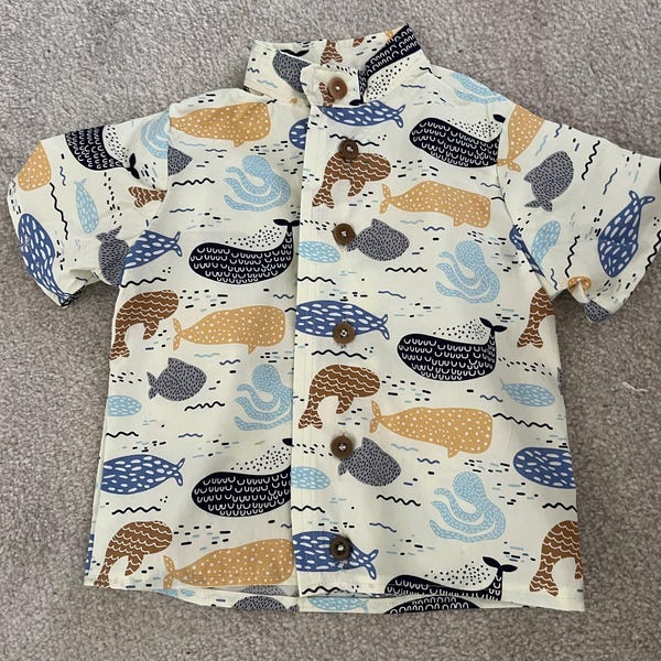 Shirt Sewing Pattern for Kids, Boy's Shirt Pattern, Kids Pattern, PDF ...