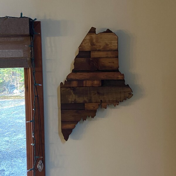 Michigan Rustic Wood State Cut Out, Wooden Michigan State Outline ...