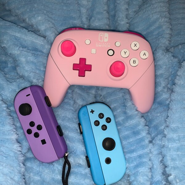 Custom Pastel Pink Nintendo Switch Pro Controller - Etsy