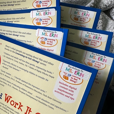 Teacher Labels, Teacher Book Labels, Waterproof School Labels ...