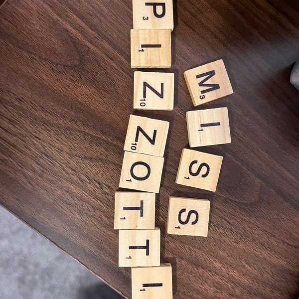 Family Rustic Scrabble Tile Letter Frame Board Decor! Free Shipping! - Etsy