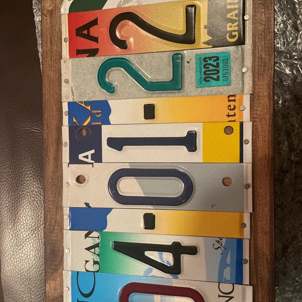 1970 Ohio HEK License Plate, Vintage License Plate, Ohio License Plate ...