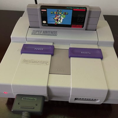 Super Mario World super Nintendo, 1994 Vintage Video Game Cartridge ...