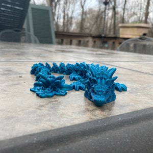 26.25 Spiked Dragon Articulating Flexi by Torua3d 008, Spiky Fidget Toy ...