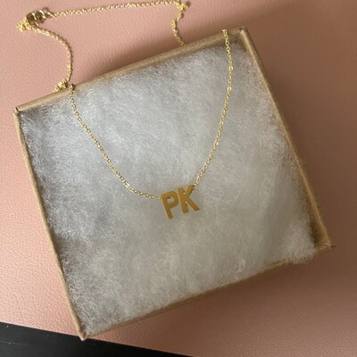 Iro Name Necklace N5 Personalized Necklace, Letter Necklace, Initial ...