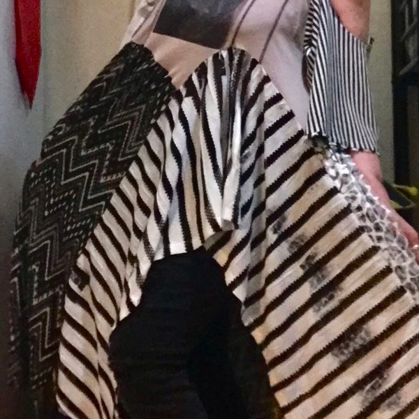 Wrangler Jeans Duster Coat M/L, Upcycled Coat, Stretch Denim ...