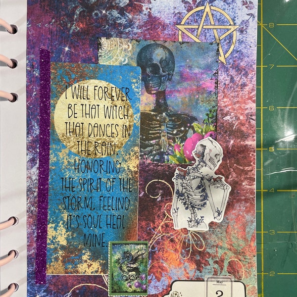 Boho Witch Junk Journal Kit, Junk Journal Printable, Journal Kit ...