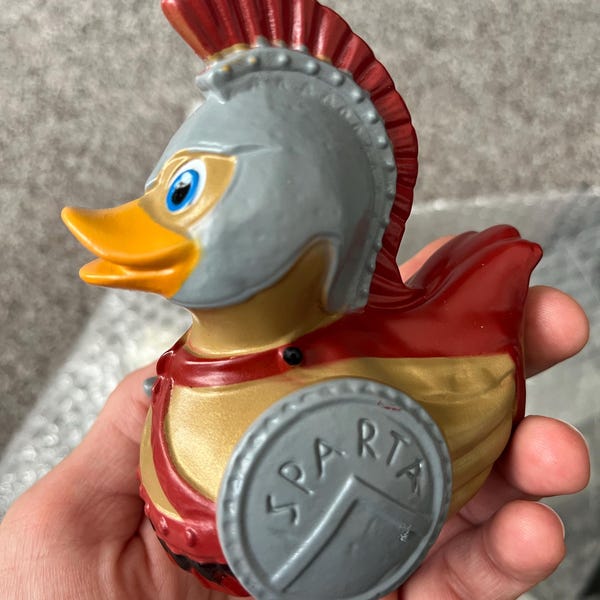 Traditional Greek Soldier Rubber Duck, Vinyl Duckling, Unique Uniform ...