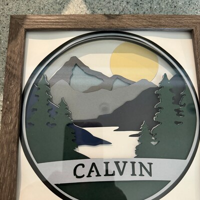 Dog Remembrance 3D Shadow Box SVG Photo Frame Dog Remembrance Gift for ...