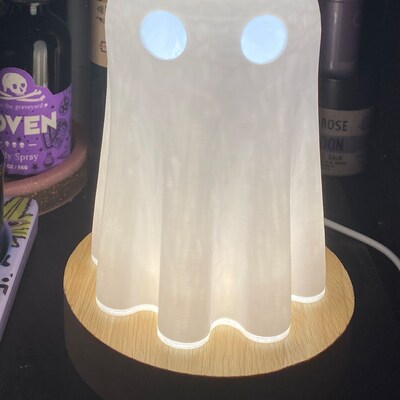 The Original Cutest Sheet Ghost Lamp LED Light Free Shipping Ghost Art ...