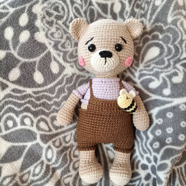 PDF Bruno the Bear/crochet Pattern Amigurumi in English and Polish ...