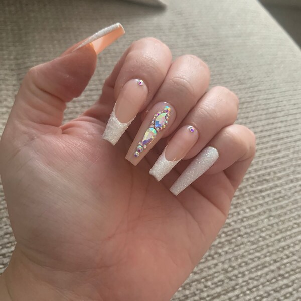 Long Press-on Nails - Etsy