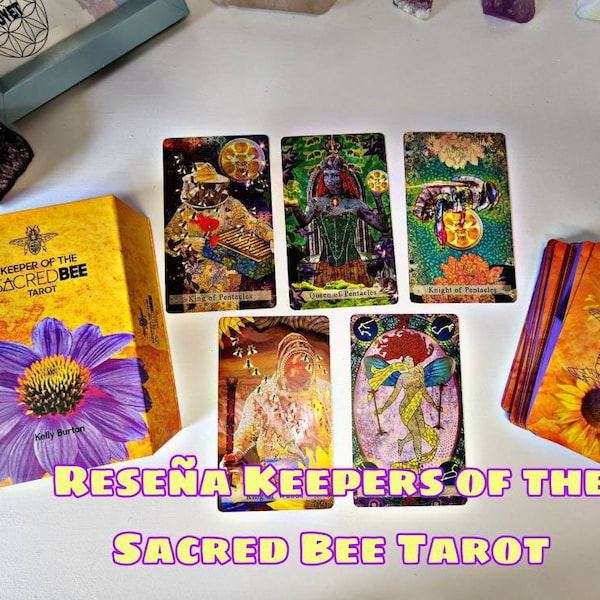 Keeper of the Sacred Bee Tarot: Lavender Gilded Edges - Etsy