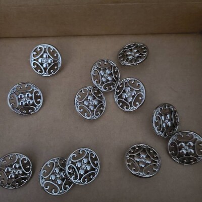 Gold Plated Ball Buttons With Wire Loop Shank 9 Mm Diameter approx 3/8 ...