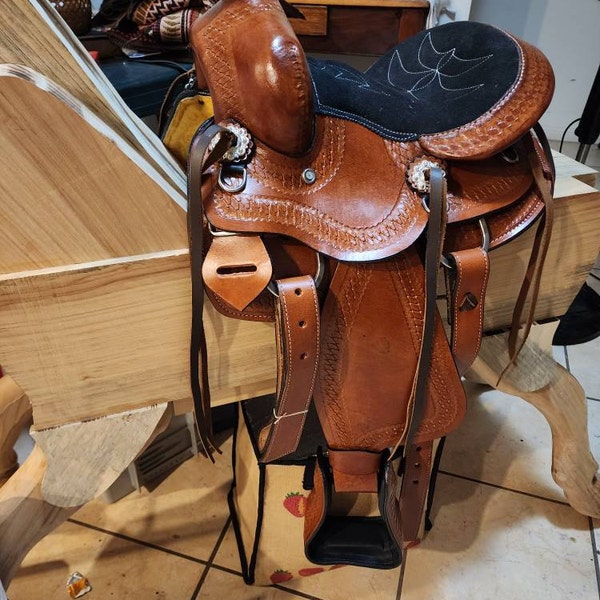 Horse Saddle Girth Back Cinch Strap Western Bucking Strap Rear Flank ...