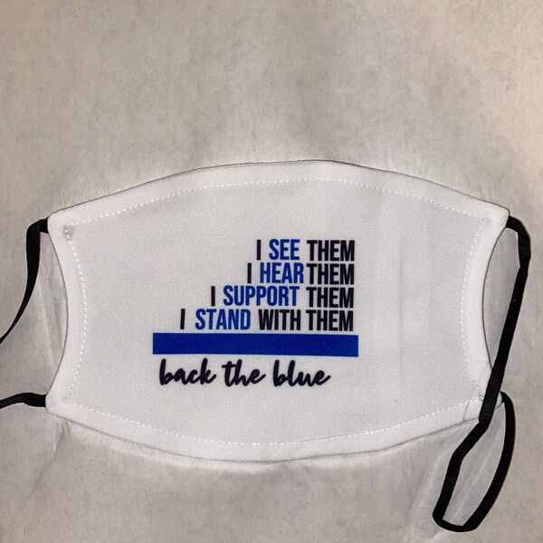 Back the Blue SVG | Support Law Enforcement - Etsy