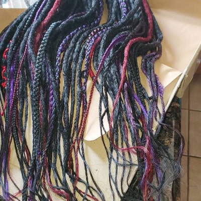 Natural Set of Dreads, Ombré Dreads, Synthetic Dreadlocks Double Ended ...