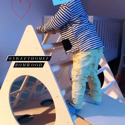 Transformable Climbing Triangle, Step Triangle, Climbing Ladder for ...