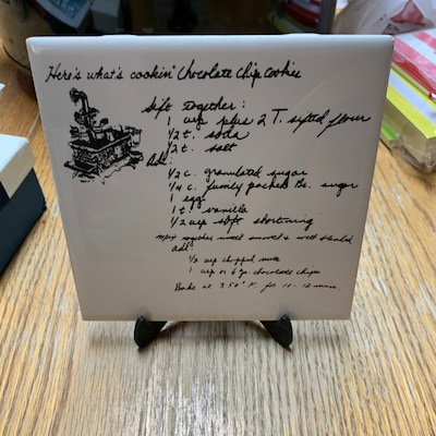 Laser Engraved Handwriting on Tile Custom and Personalized - Etsy