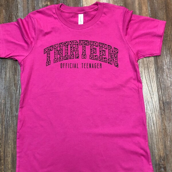 Thirteen SVG , Thirteen Leopard SVG, Cheetah Print Svg, Official ...