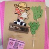 Personalized Cowgirl Birthday Favor Boxes, Birthday Party Supplies ...