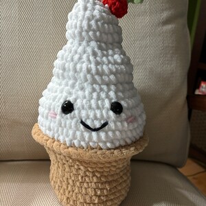 Ice Cream Cone Plush Crochet PATTERN Amigurumi - Etsy