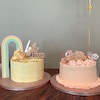 Double Layer Cake Topper Name is Age Personalised Various Sizes ...