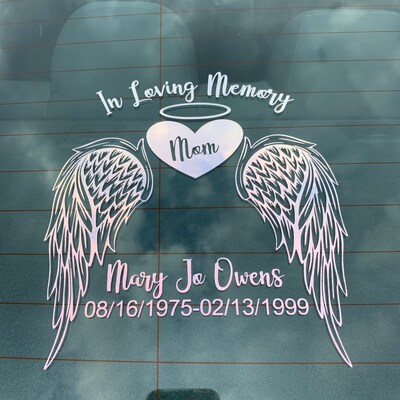 In Loving Memory Decal - Etsy