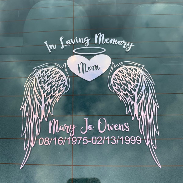 In Loving Memory Decal - Etsy
