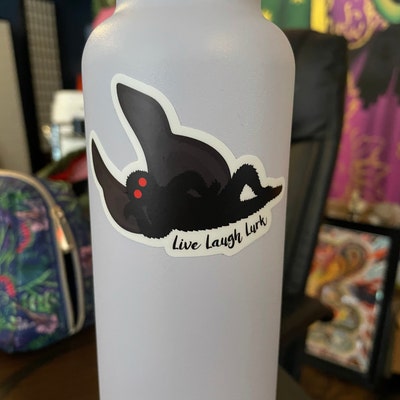 Mothman Original Live Laugh Lurk Sticker - Etsy