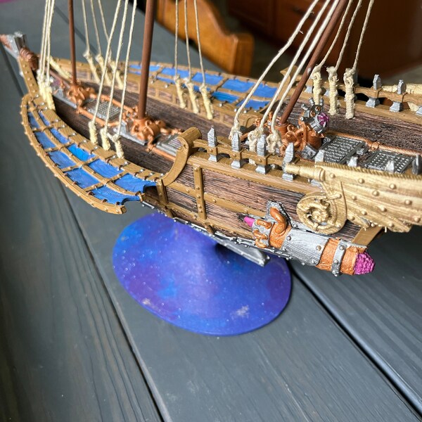 Dnd Terrain Flying Dhow - Dwarves, Elves and Demons | 28mm Miniature D ...