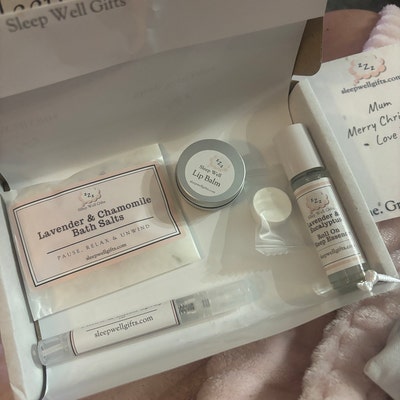 Sleep Well Gift Box /relaxation Pamper Box /wellbeing Letterbox Gift ...