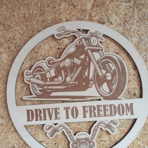 Chopper Motorcycle Rider Nursery Wall Name Sign | Interior Decor ...