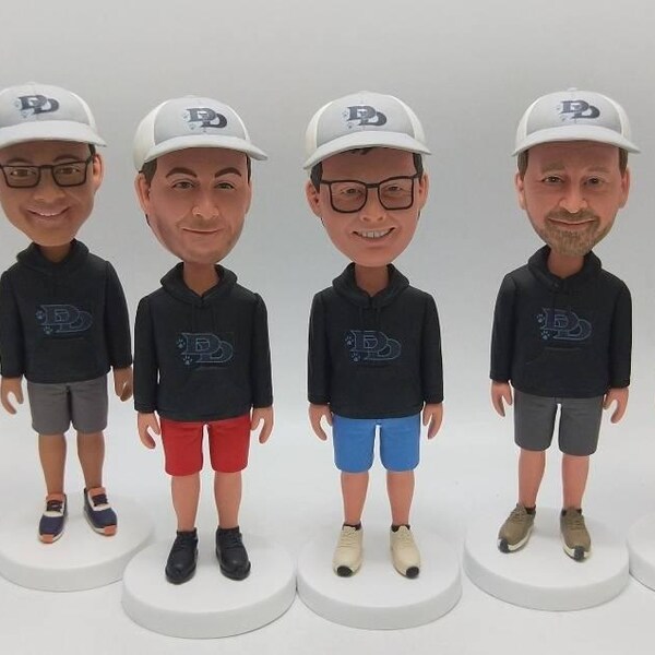 Custom Bobblehead 2 Person, Cool Gifts for Brothers, Colleagues ...