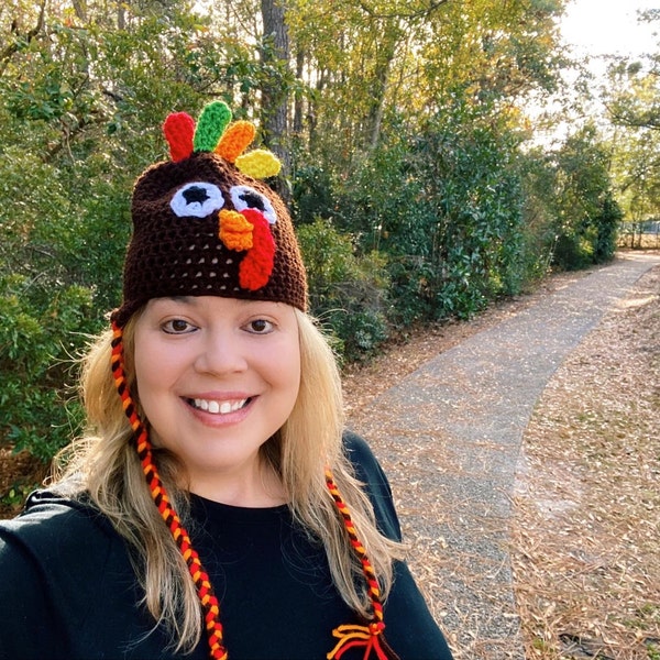 Ready to Ship Turkey Trot Hat Turkey Hat for Turkeys Newborn Turkey Hat ...