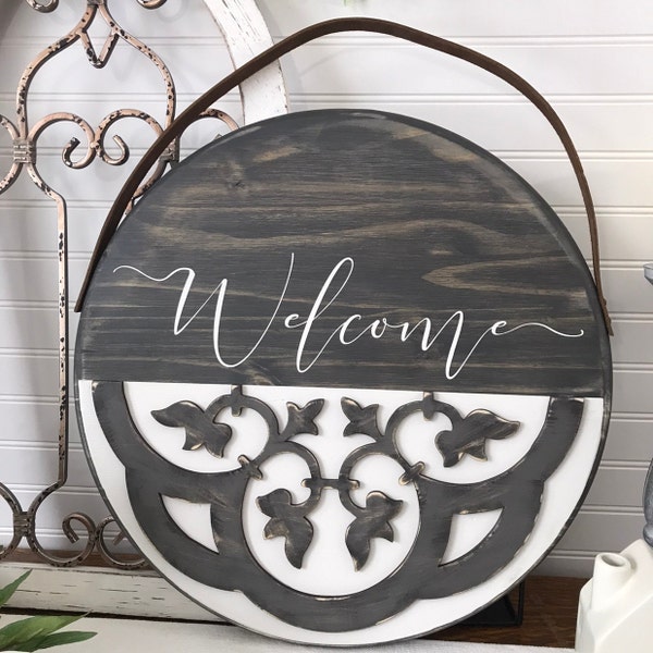 Round Moroccan Tile SVG, Tray Cut File, Farmhouse Tile Svg, Round Sign ...