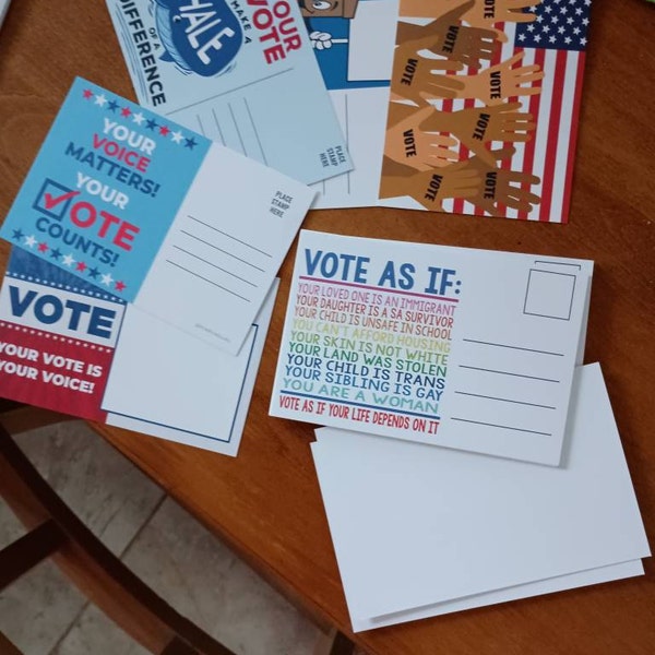 Voter Postcards Dont Just Vent Vote Patriotic United States Voting ...