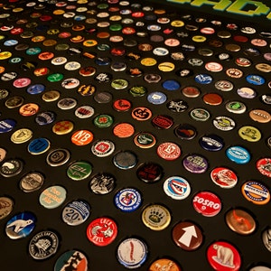 Beer Bottle Beer Cap Map Bottle Cap Map Collection Beer Gift - Etsy